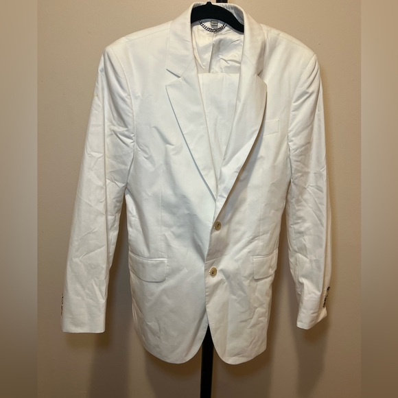 Burberry | Suits & Blazers | Burberry Mens White Suit 38 | Poshmark